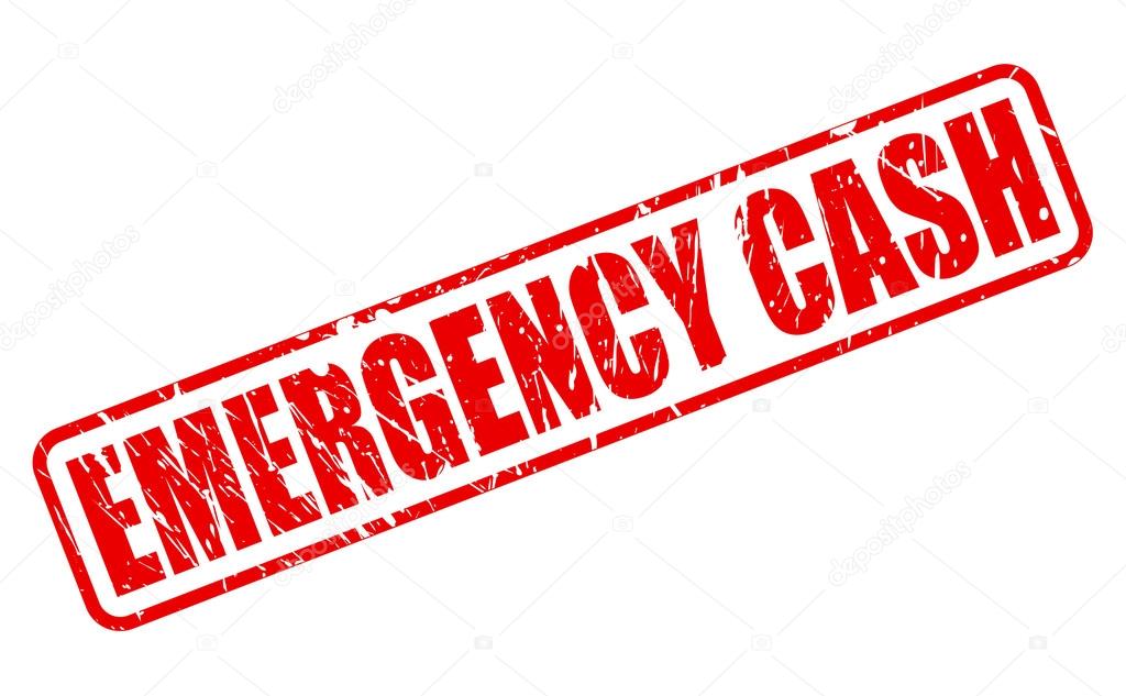 EMERGENCY CASH red stamp text Stock Vector Image by ©pockygallery ...