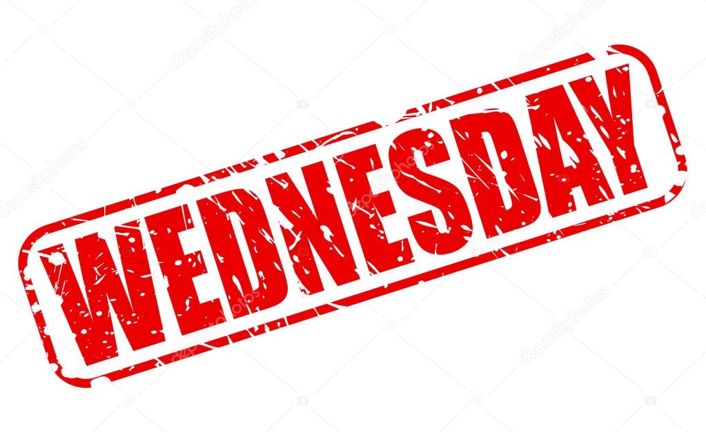 Wednesday red stamp text Stock Vector by ©pockygallery 57222243