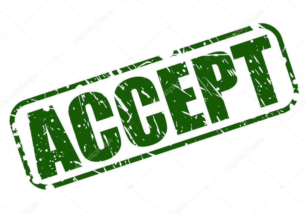 Accepted Stamp Green