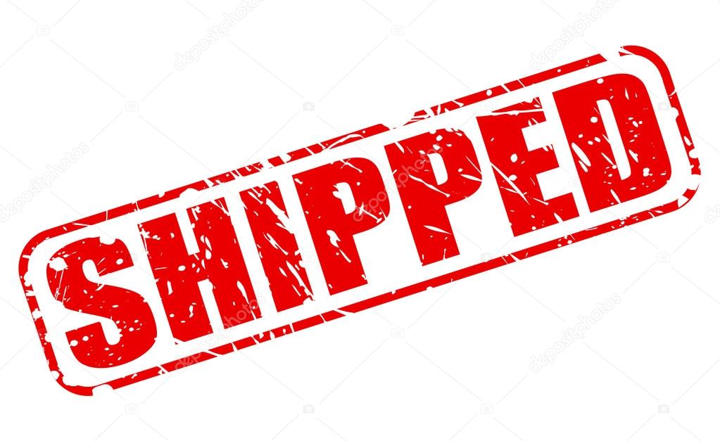 Shipped Red Stamp Text Stock Vector Image By ©pockygallery 70196201