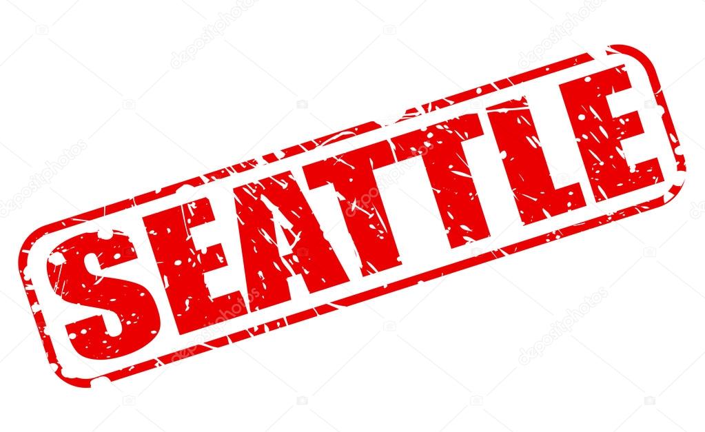 Seattle Red Stamp Text Stock Vector Image By ©pockygallery 80687798
