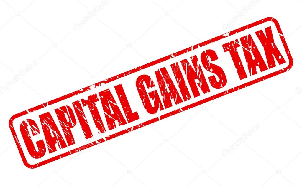 CAPITAL GAINS TAX red stamp text — Stock Vector © pockygallery #82902574