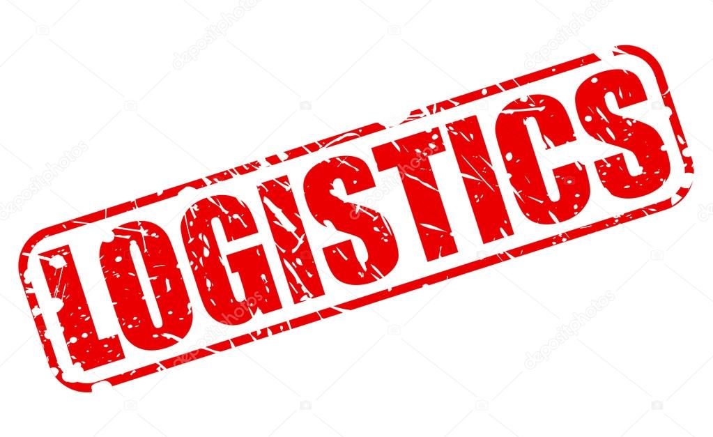 LOGISTICS red stamp text — Stock Vector © pockygallery #88263254