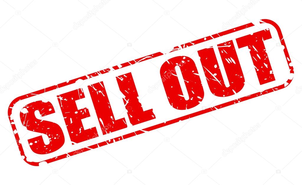 SELL OUT red stamp text — Stock Vector © pockygallery #92405754