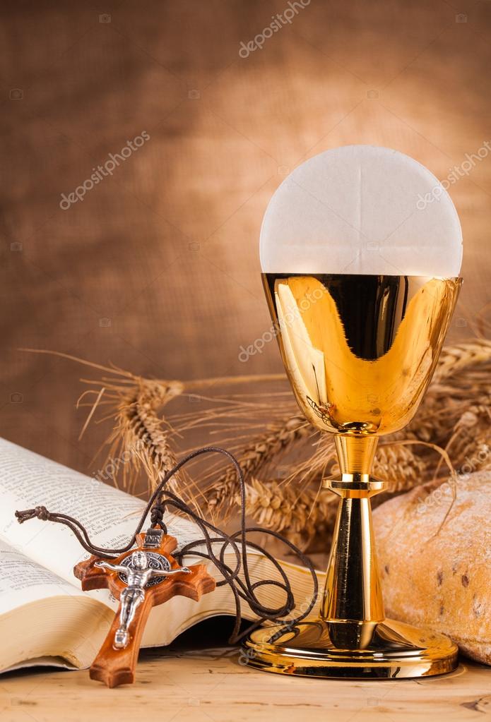 Crucifix and holy communion Stock Photo by ©yeti88 59825343