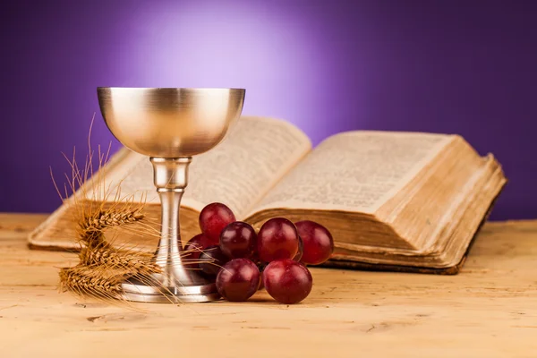 Holy communion corn and grapes Stock Photo by ©yeti88 60281977
