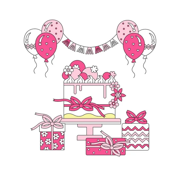 100,000 1st birthday cake Vector Images | Depositphotos