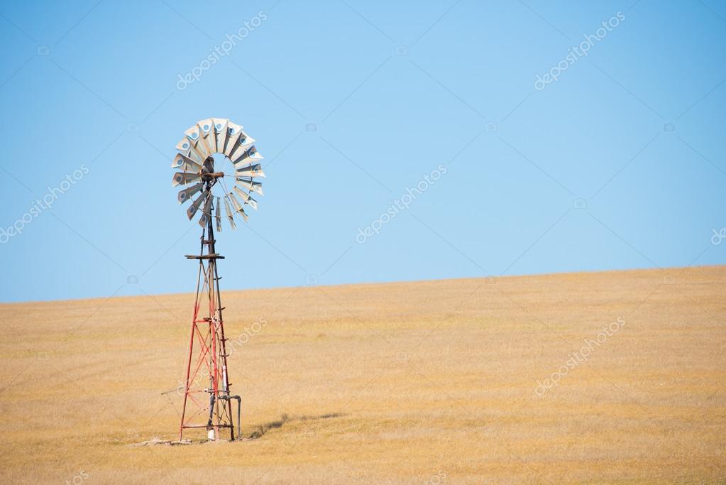 Windmill outback Australia farm field ⬇ Stock Photo, Image by ...