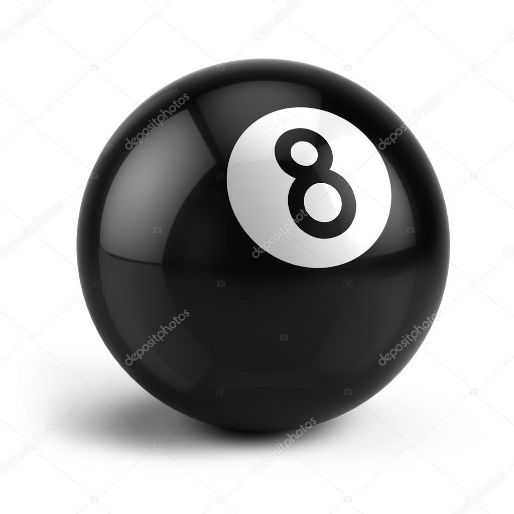 Billiard Snooker eight ball — Stock Photo © Sashkin7 #83552908