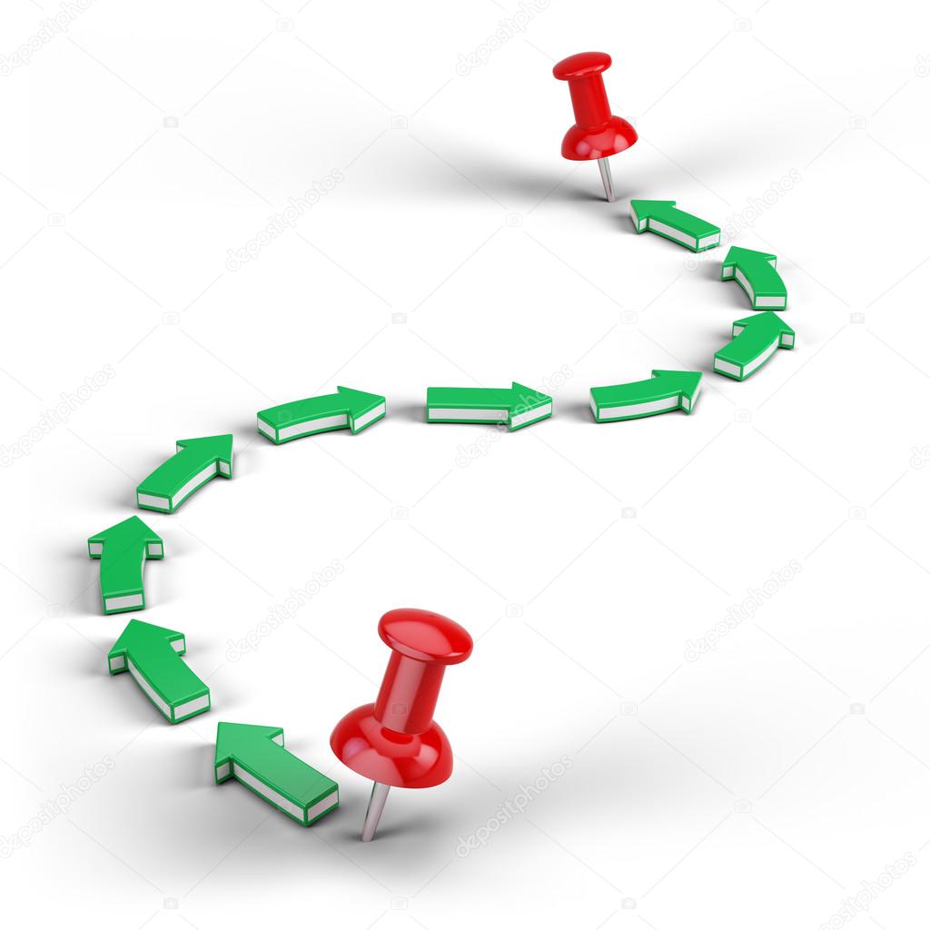 Point to point route — Stock Photo © Sashkin7 #90048466