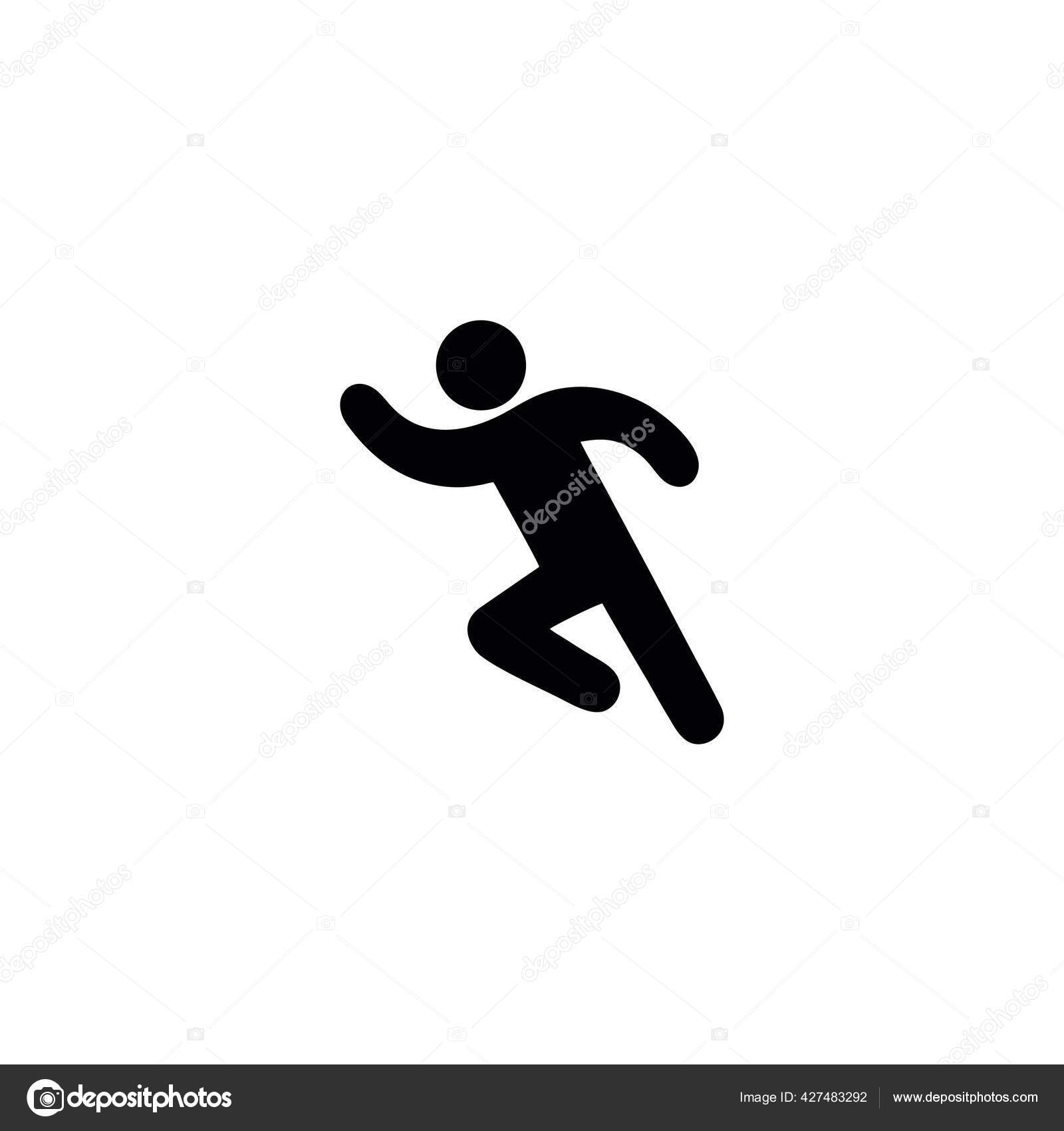 Running Man Icon Logo Isolated Sign Symbol Vector Illustration High ...