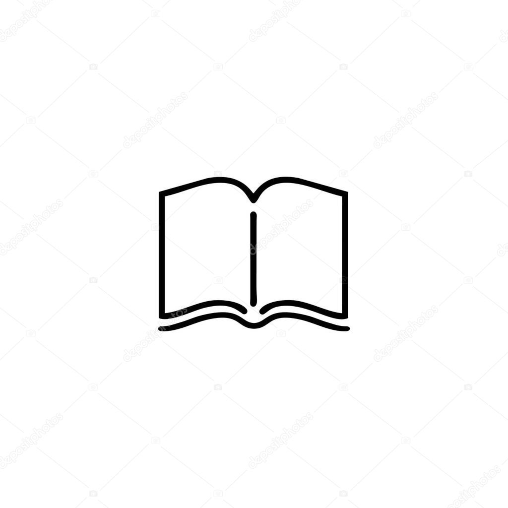 Revista abierta Icon vector. s mbolo para el sitio web Computadora y vector m vil 2024