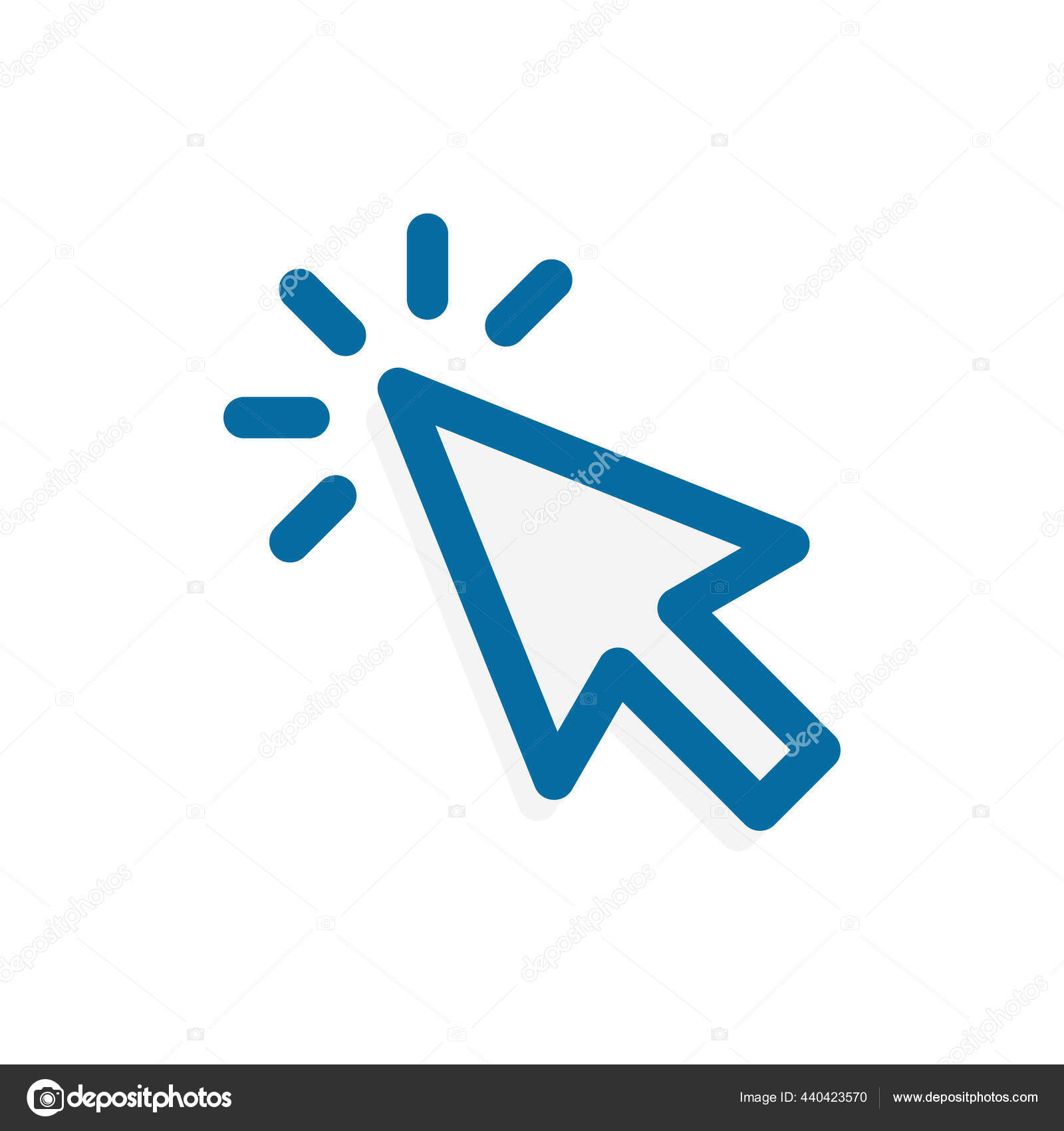 Cursor Mouse Clique Ícone Vetor Eps Vetor de ©hendry85 440423570