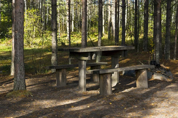 Table in forest Stock Photos, Royalty Free Table in forest Images ...