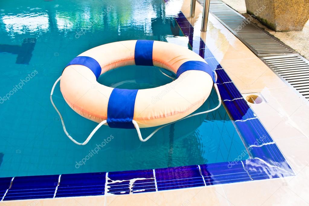 Life preserver floating — Stock Photo © torsak #74637355