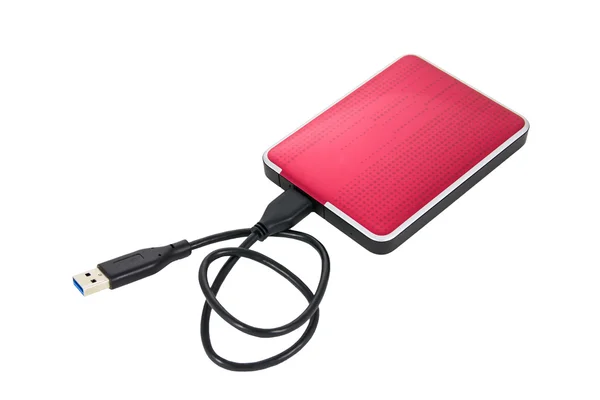 Portable external hard disk drive Stock Photo by ©dimaberkut 39813553