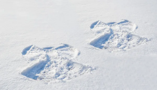 Two snow angels Stock Photos, Royalty Free Two snow angels Images ...