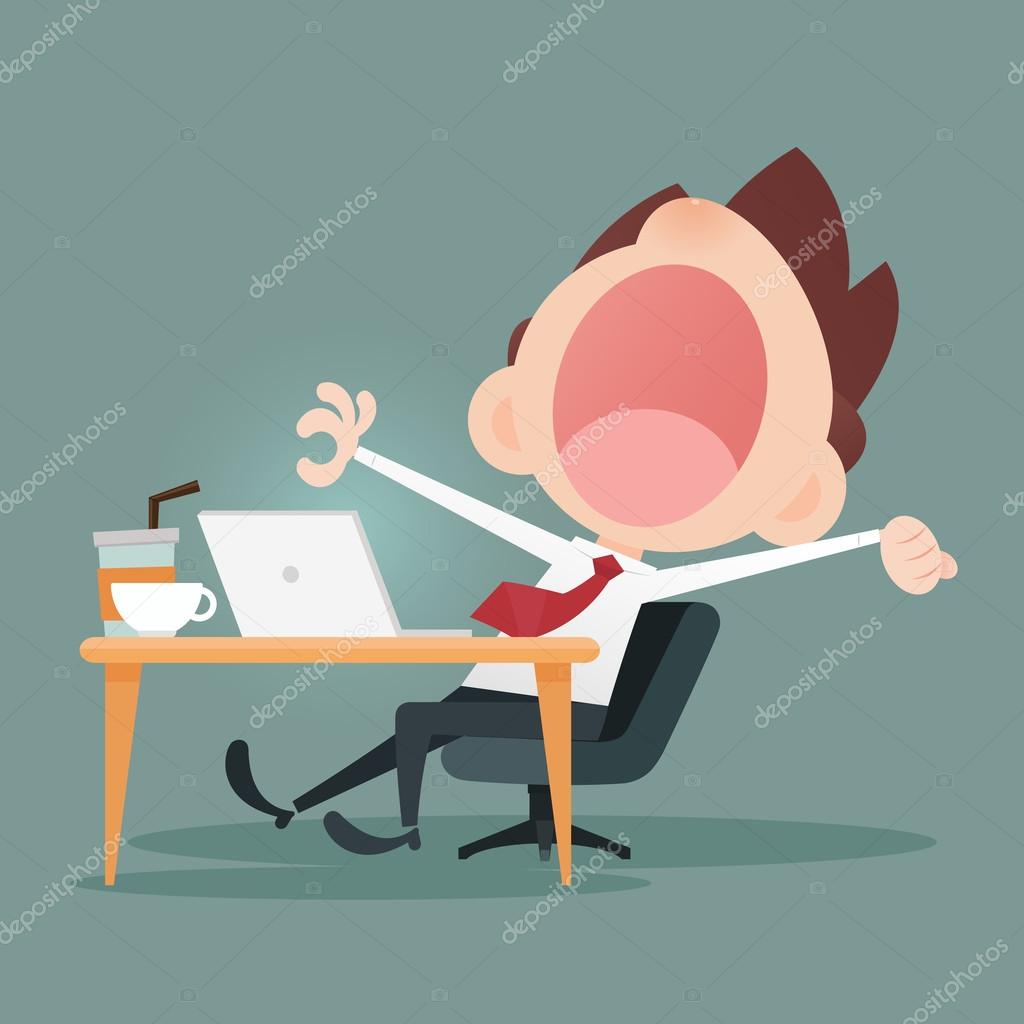 Yawning — Stock Vector © Tharakorn #74000625