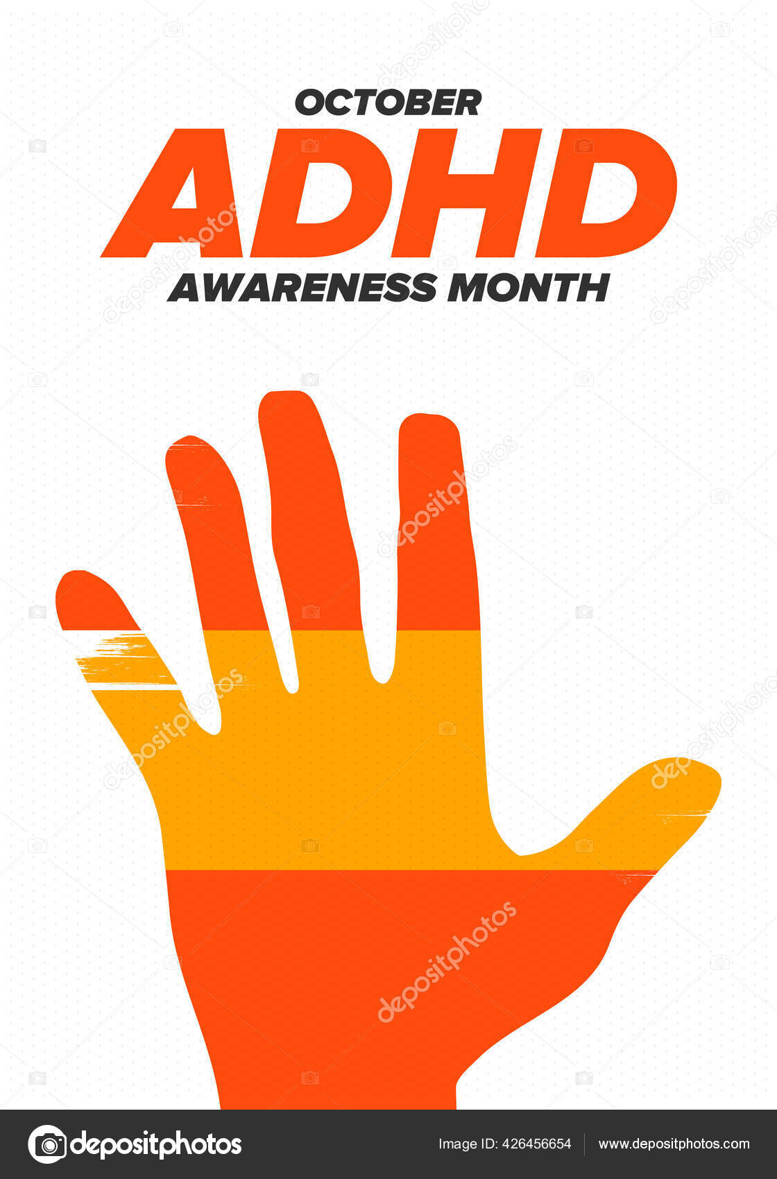 Adhd Awareness Month October Attention Deficit Hyperactivity Disorder ...