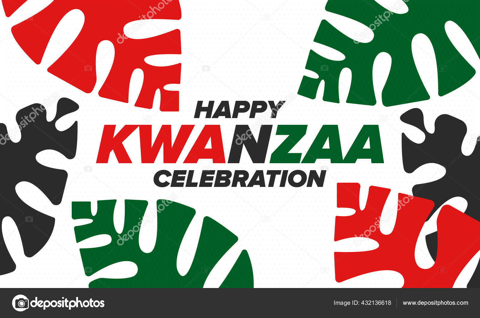 Kwanzaa Happy Celebration African African American Culture Holiday ...
