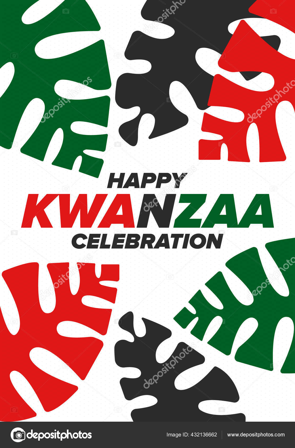 Kwanzaa Happy Celebration African African American Culture Holiday ...
