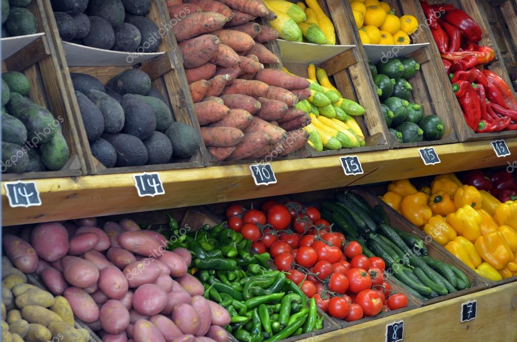 Farmers Market Produce Display