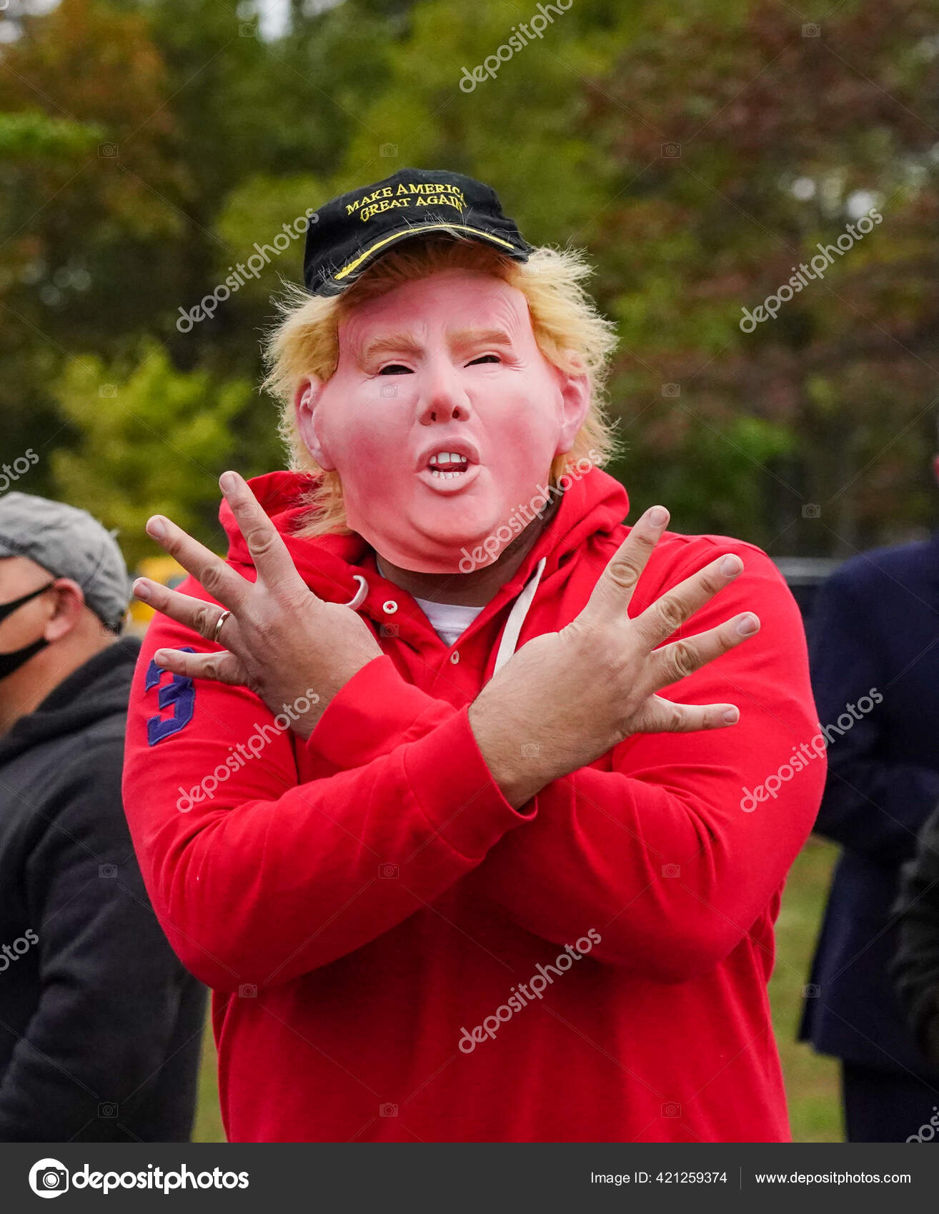 Brooklyn New York October 2020 President Trump Supporters Participate ...