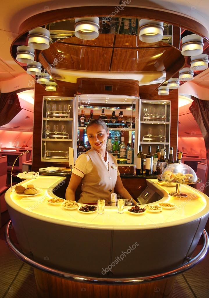 Emirates A380 First Class Bar