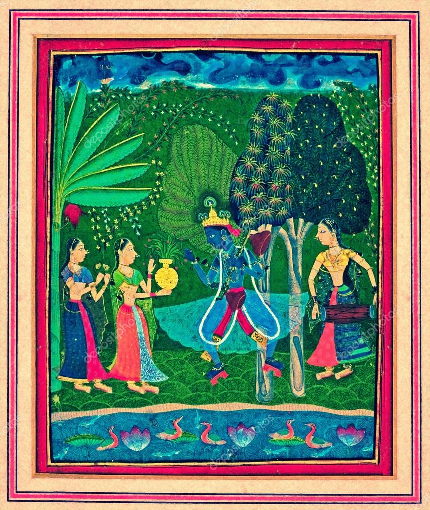 Ragamala painting Stock Illustration by ©yogesh_more #58308103