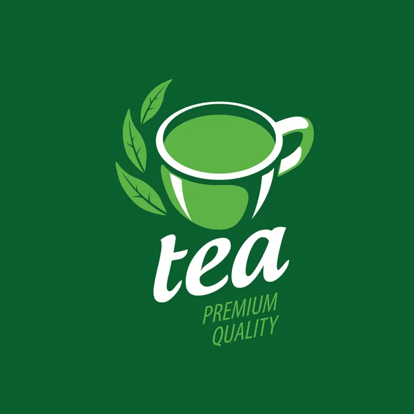 Green Tea Cup Logo Concept Design Symbol Graphic Template Element Stock ...