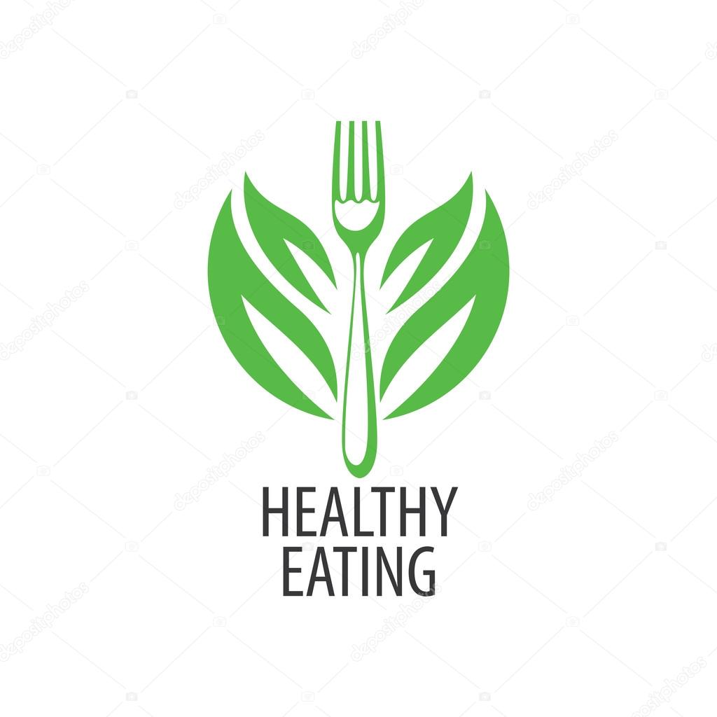 Vector logo healthy eating — Stock Vector © artbutenkov #107226402 Vector logo healthy eating — Stock Vector © artbutenkov #107226402