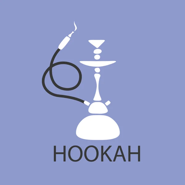 Hookah logo with blue hookah on black background Stock Vector Image by ...