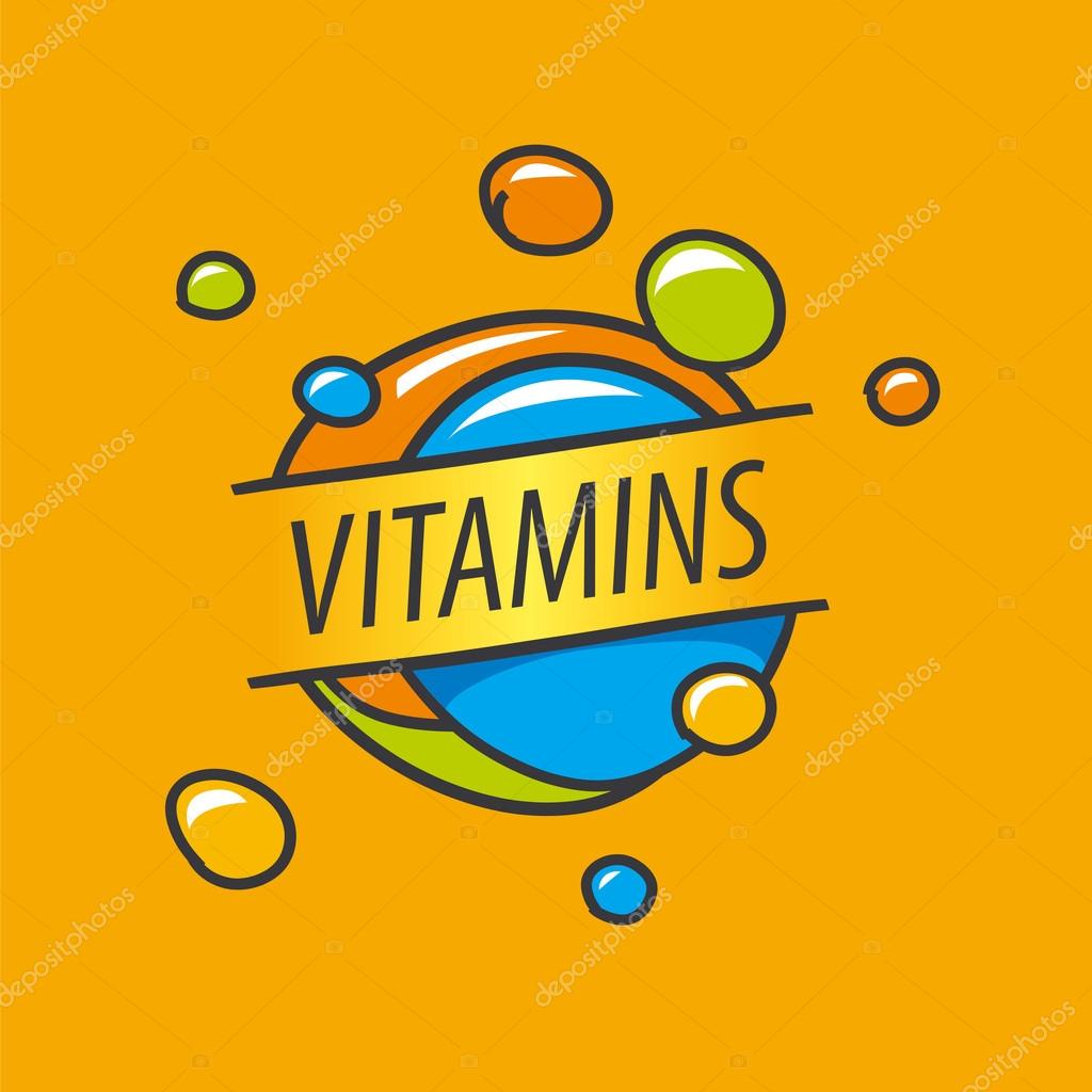 Vector logo vitamins colorful bubbles Stock Vector Image by ...
