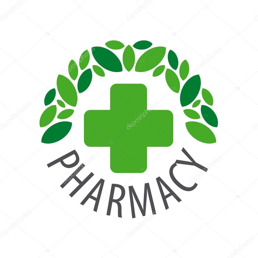 Logo vectorial redondo para empresas farmacéuticas 2022