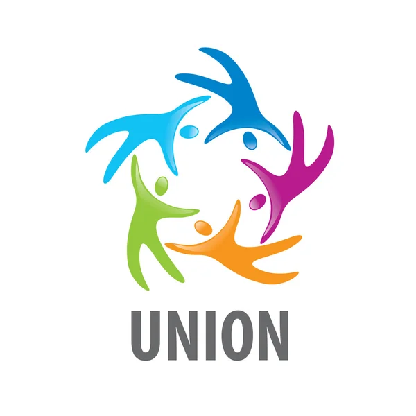 Logo union people — Stock Vector © artbutenkov #91717430