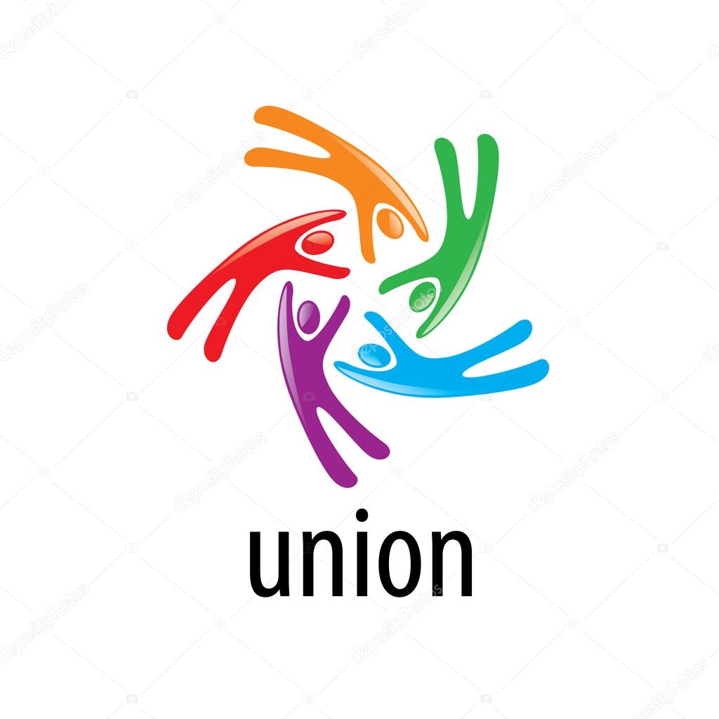 Logo union people — Stock Vector © artbutenkov #91717430