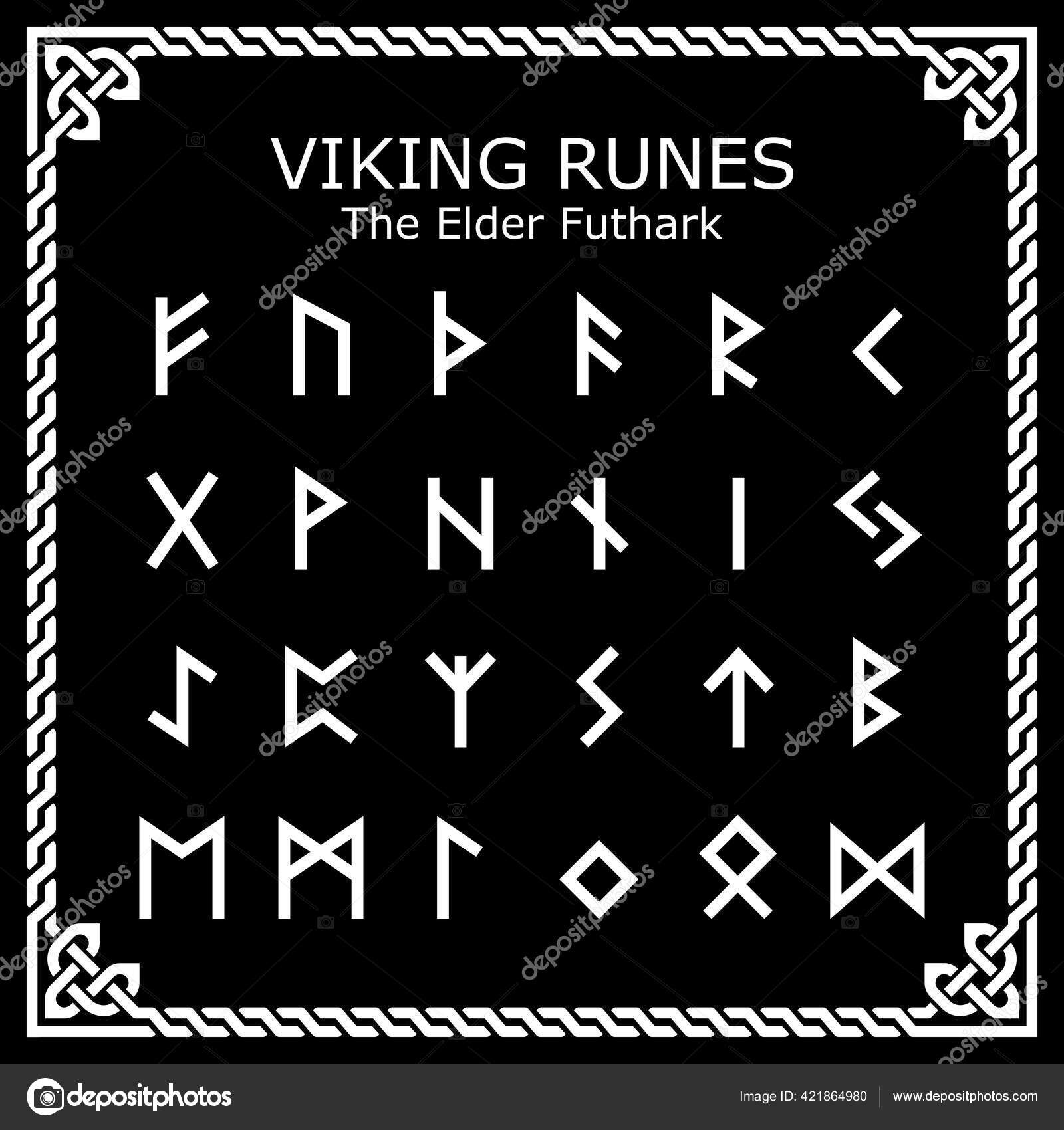 Celtic Runes Alphabet