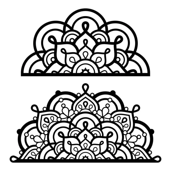 100,000 Half mandala Vector Images | Depositphotos