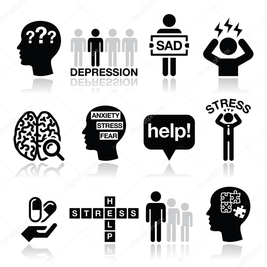 Stress Icon Symbols