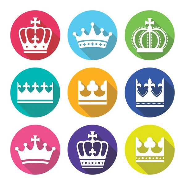 Royal icons Vector Art Stock Images | Depositphotos
