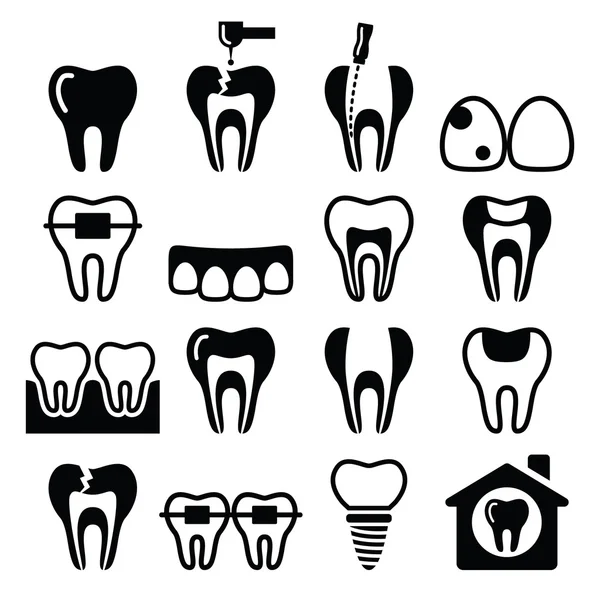Endodoncia imágenes de stock de arte vectorial | Depositphotos