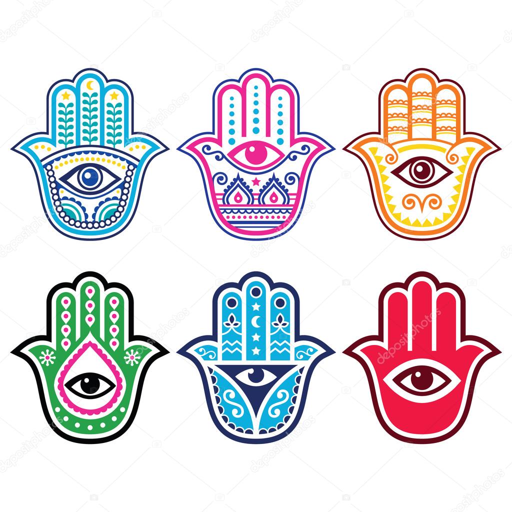 Ruka Hamsa, Ruka Fatimy - amulet, symbol ochrany před ďáblovým okem ...