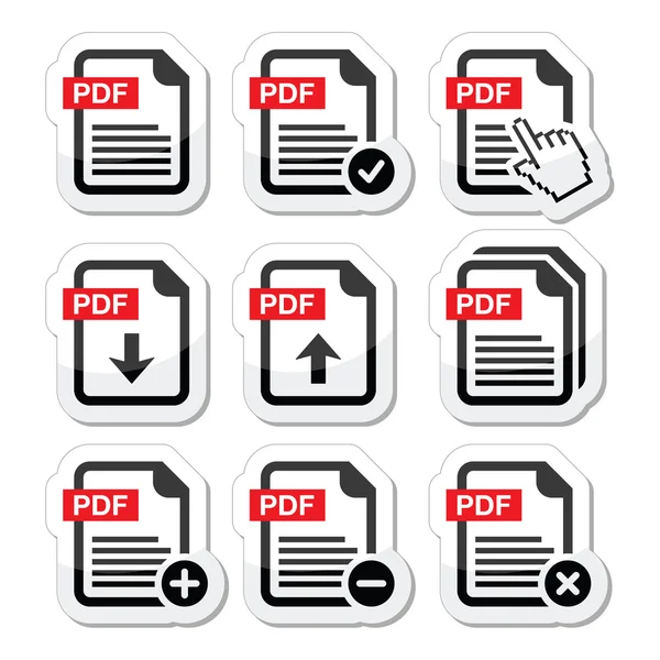 File type icons as labels set - zip, pdf, jpg, doc Stock Vector Image ...