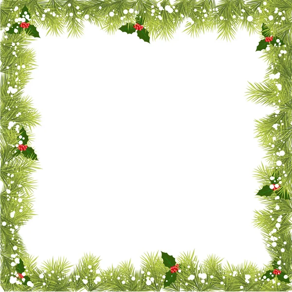 Fir tree border Vector Art Stock Images | Depositphotos