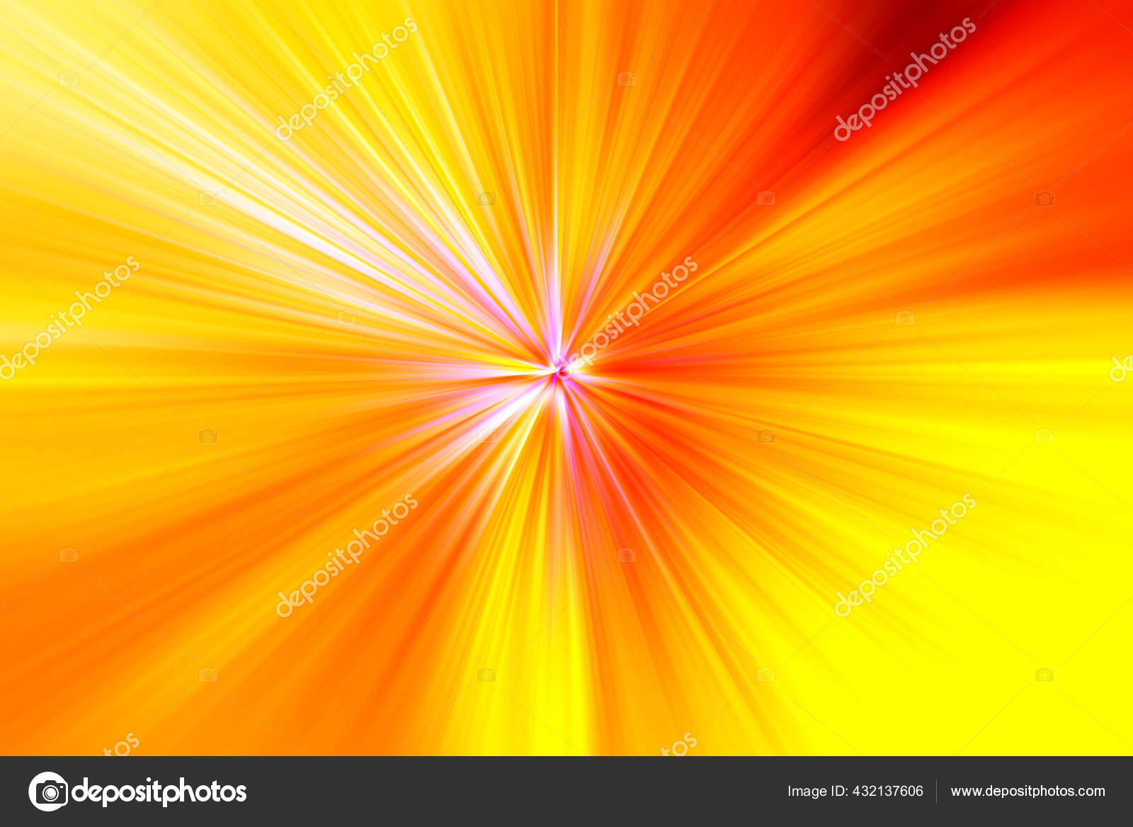 Superficie Abstracta Zoom Difuminado Radial Tonos Naranja Rojo Amarillo ...