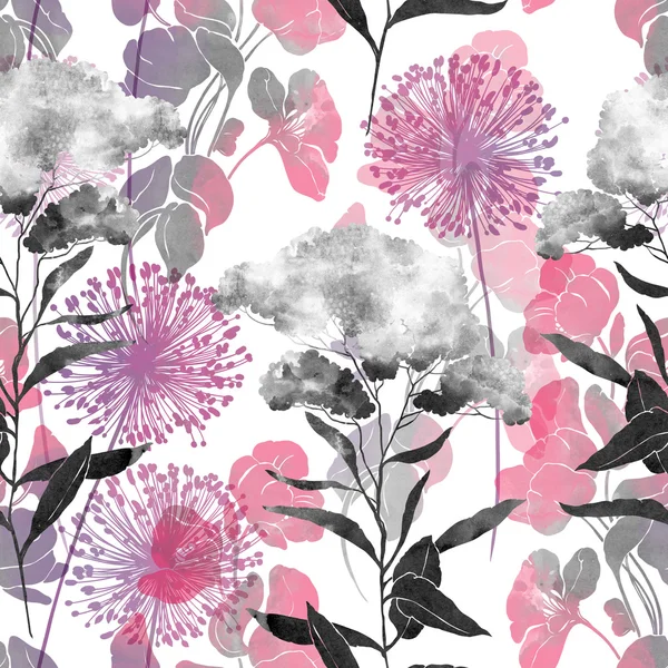 Wildflowers seamless background — Stock Photo © Chevnenko #118474818