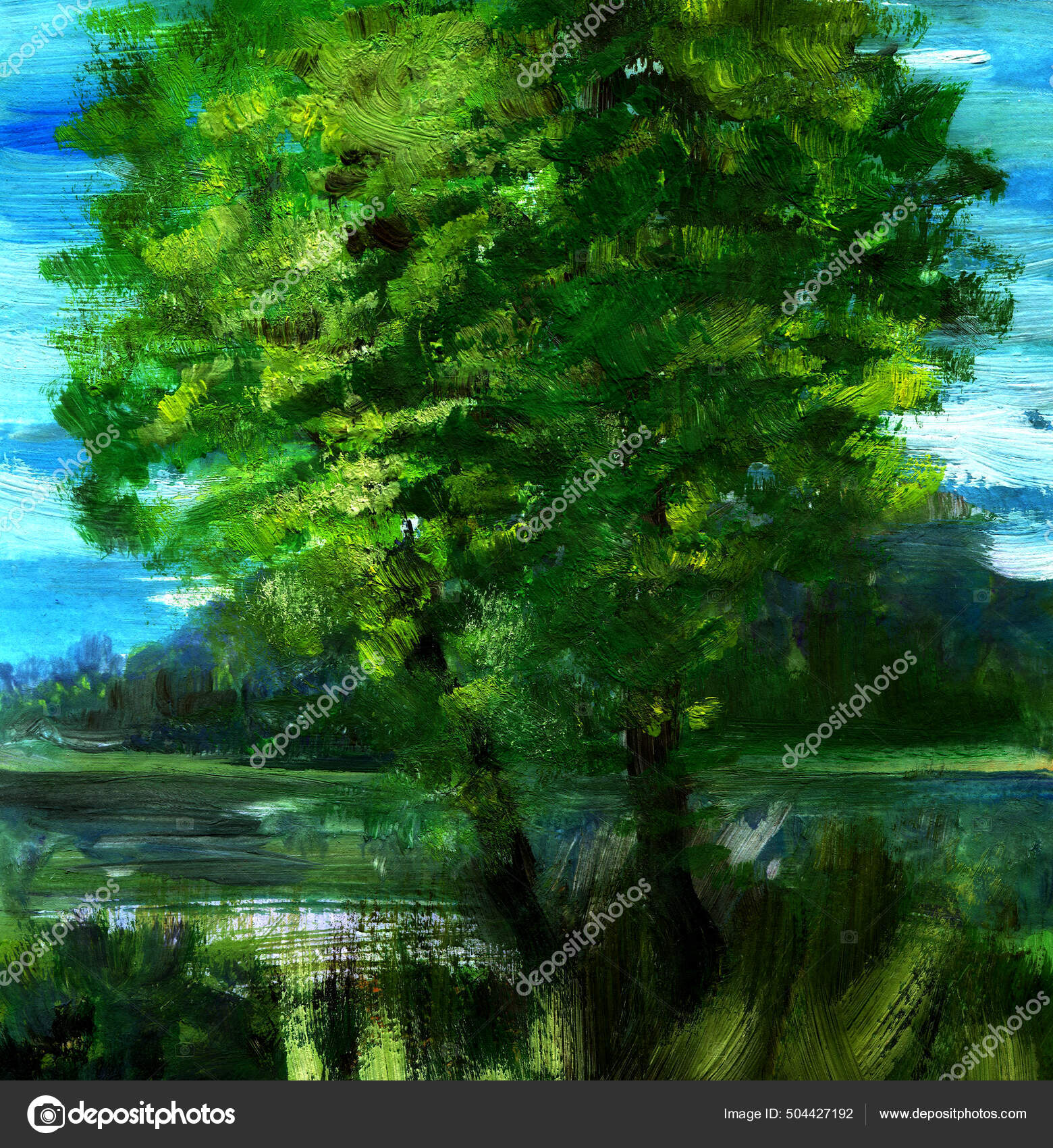 Simple Tree Landscape Photography