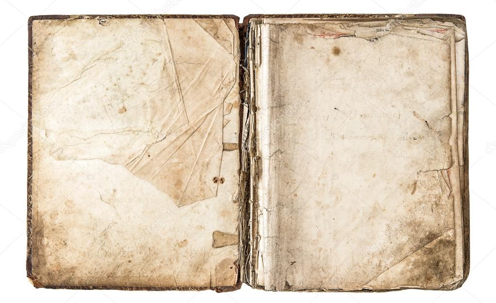 Old Open Book Background