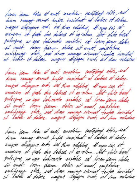 Handwritten Unreadable Text Handwriting Calligraphy Signature Letter ...