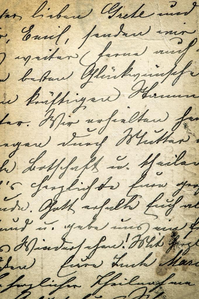 Old Handwriting Letters